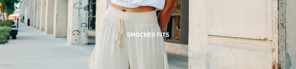 SMOCKED PANTS – SoundStyle Clothing