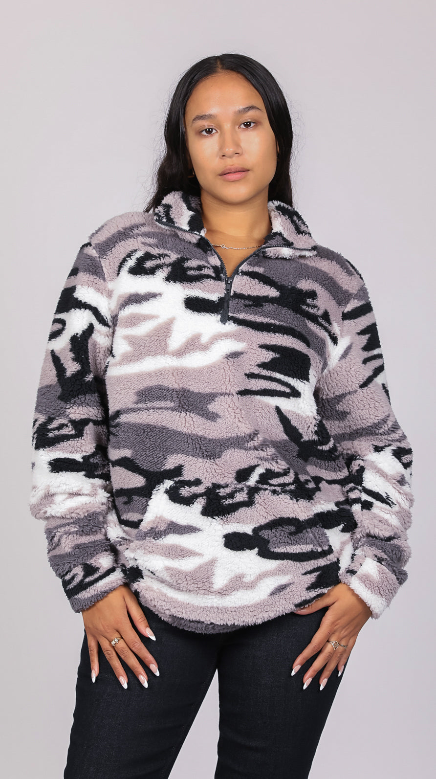 Half Zip Pull Over Sherpa – SoundStyle Clothing
