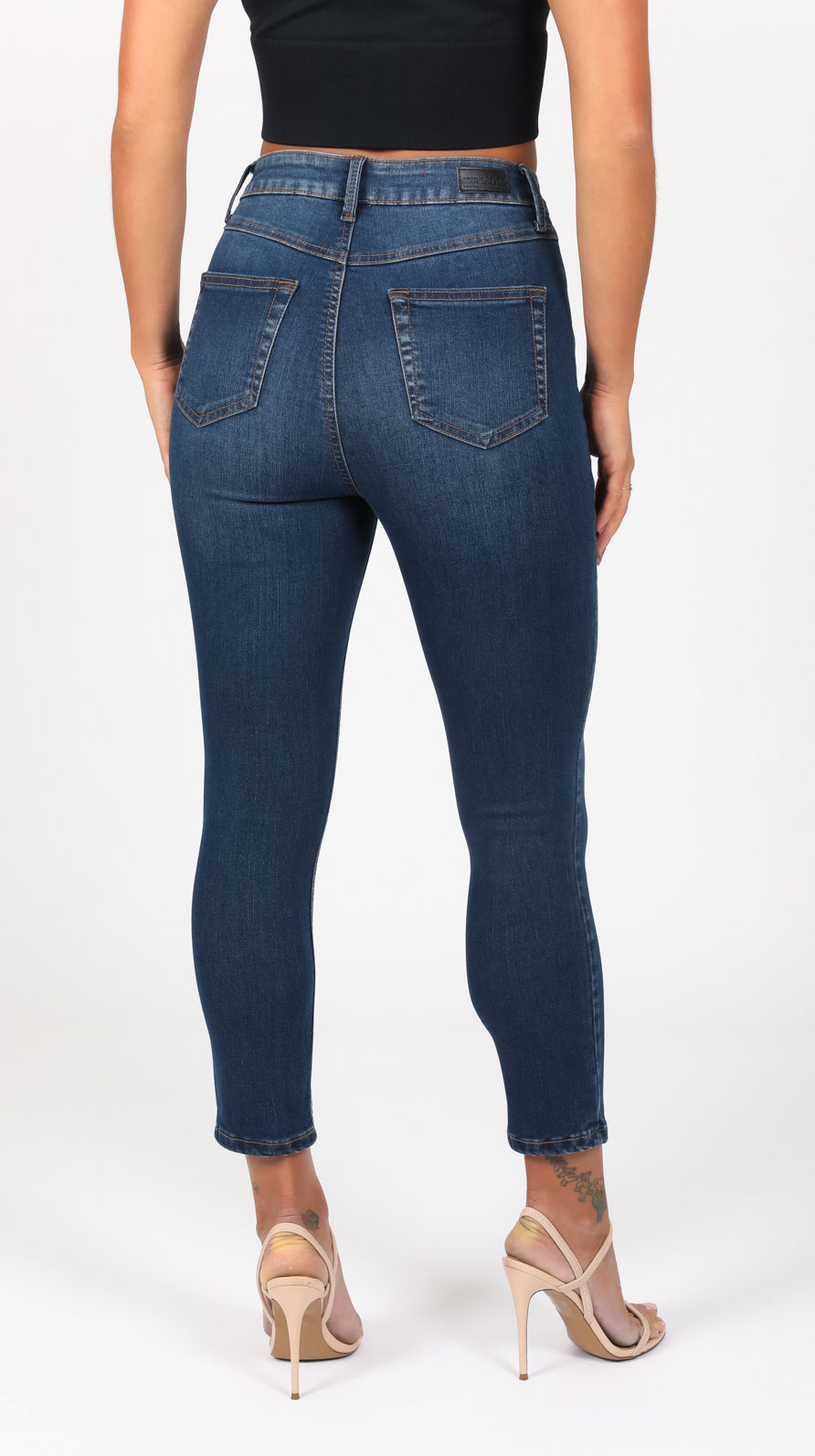 Hope High Rise Crop w/ Frey Hem – SoundStyle Clothing